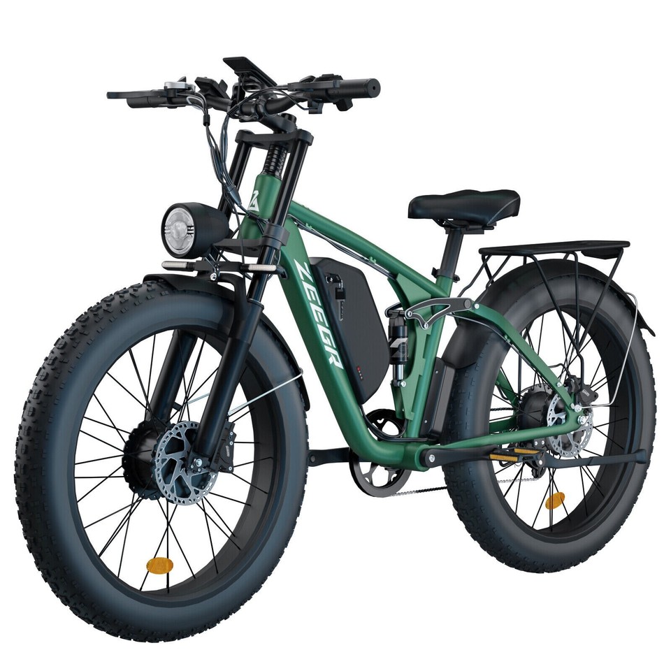 26" Electric Bike For Adults 3000W AWD 37MPH E-Bike Mountain Bicycle ...