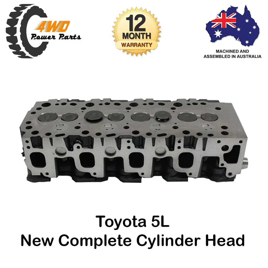 3L Complete Cylinder Head Assembly For Toyota Hilux 4Runner, 41% OFF