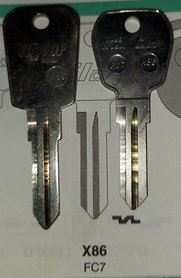 Aston, DAF, Ford, Jaguar, Rover, X86, FC7 Vintage (1) Key Blank. | eBay