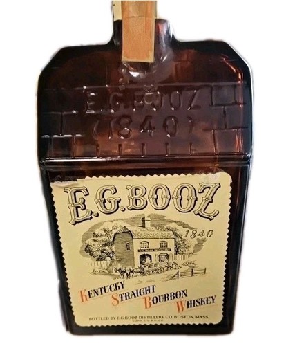 E. G. Booz Old Cabin Bottle Kentucky Bourbon Whiskey w/Cork Label | eBay