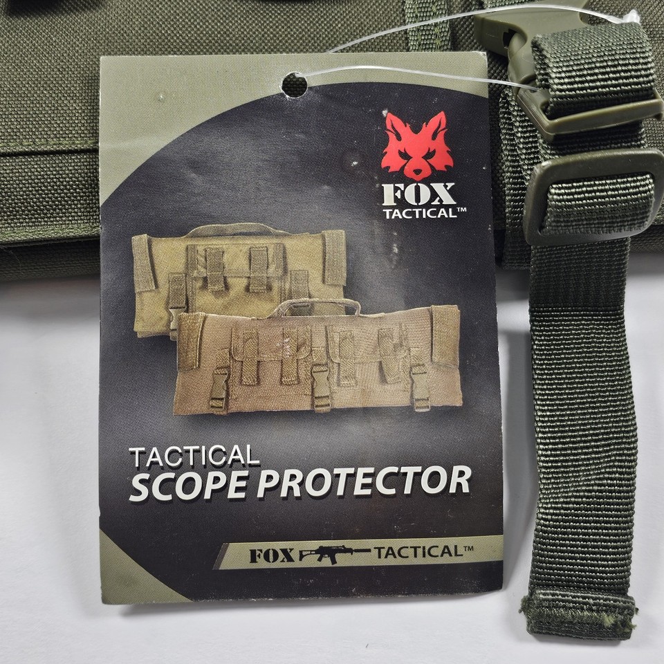 Fox Tactical Outdoors Padded Scope Protector Adjustable 11", OD Green ...