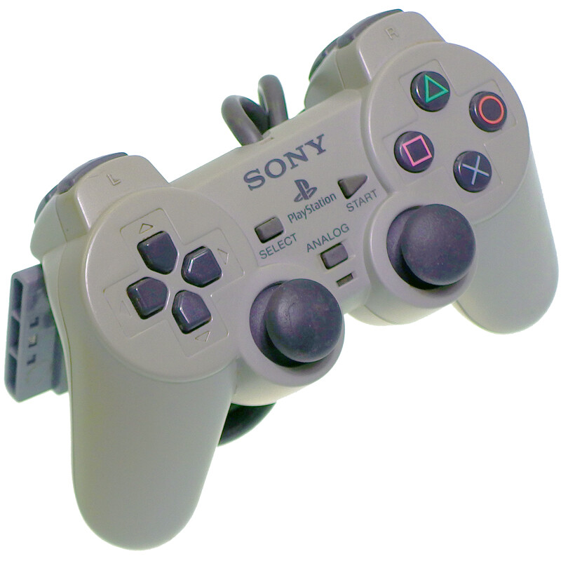 Sony Playstation 1 Gray DualShock SCPH-1200 Controller Pad Japan Import ...