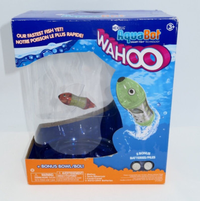 Hexbug AquaBot Smart Fish Technology Wahoo Swimming Water Toy Bowl ...