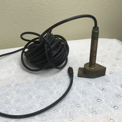 Vtg Depth sonic Transducer/Fish Finder/Fathometer brass made in Japan ...