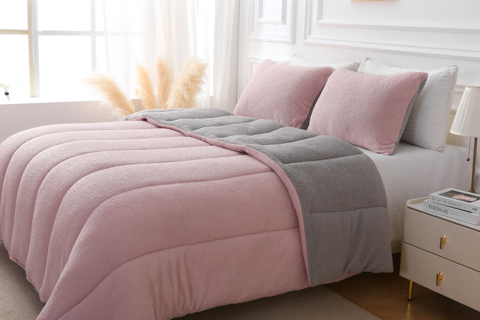 Coverless Duvet Quilt 13.5 TOG No Cover Teddy Fleece Bedding Single ...