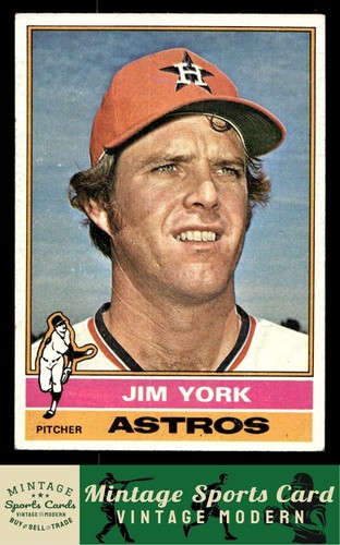 1976 Topps - Jim York - #224 Houston Astros | eBay