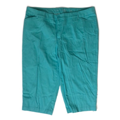 St Johns Bay Turquoise Blue Capris Pants Plus Size 22W 3X Capri | eBay