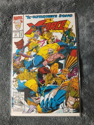 X-Force #16 Comic Book 1992 VF- Fabian Nicieza Greg Capullo Marvel ...
