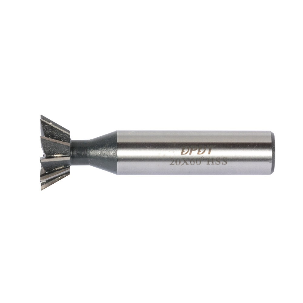 20mm End Mill Dovetail Cutter 60 Degree HSS Flute Metalwork Cutting ...
