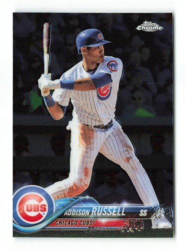 2018 Topps Chrome Addison Russell #86 Chicago Cubs | eBay
