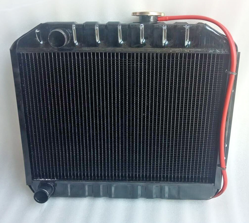Fit ForJeep 49-64 CJ-3A, 3B, Truck, Station wagon-4 Row Copper Radiator ...