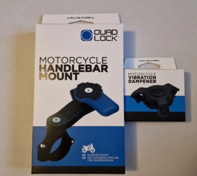 NEW: Quad Lock Motorcycle Handlebar Mount + QUAD Lock Vibration ...
