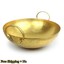 Peetal Brass Kadai Deep Pan Frypan Cooking Pot Designer Serving Wok ...