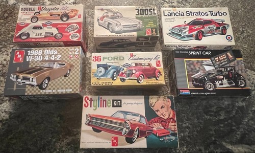 Vintage AMT Model Kit Styline Customizing 3in1 Trophy Series 1/24 Scale ...