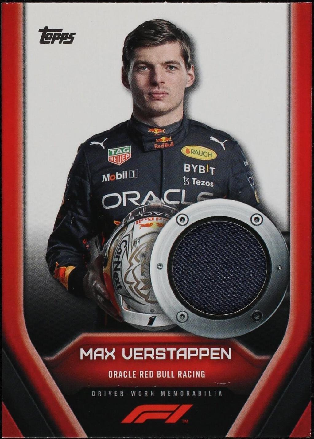 2022 Topps Formula 1 - F1 Relics Max Verstappen #F1RL-MV (MEM) for sale ...