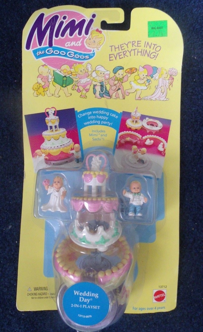 1994 Bluebird Polly Pocket MIMI & The GOO Goos WEDDING DAY Cake RARE ...