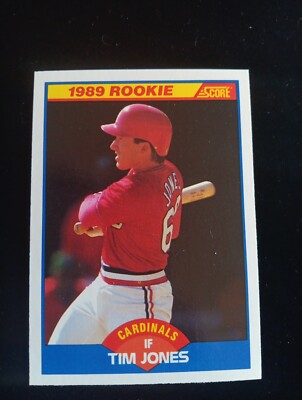 Tim Jones #649 1989 Score | eBay