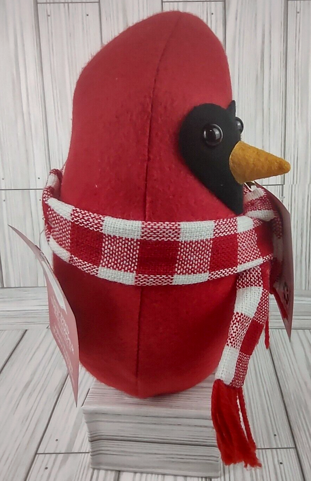 Cardinal Red Bird Christmas Tree Topper Figurine Ornament Nature ...