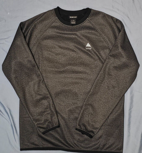 Burton Crown Weatherproof Pullover Crew Pullover Men’s Large Black Gray ...