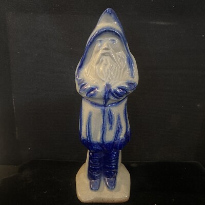 Vtg 1985 ELDRETH SALT GLAZED POTTERY SANTA CLAUS - 1st Yearly Statue ...