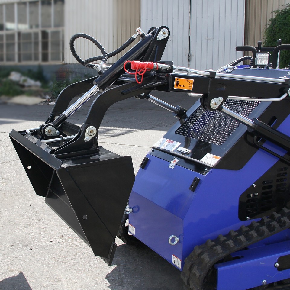 Hydraulic Mini Skid Steer Loader Crawler with Bucket 22HP USA Stock ...