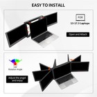 Triple Laptop Screen Extender Dual Portable Monitor Folding Display ...