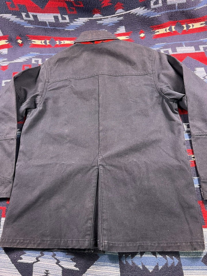 Filson Cotton Cruiser Jacket Barn Utility Coat Chore Hunting Navy Blue ...