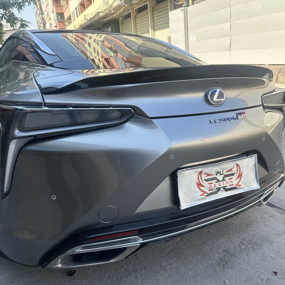 ART Style Fits Lexus LC500 LC500H Dry Carbon Fiber Rear Trunk Spoiler ...