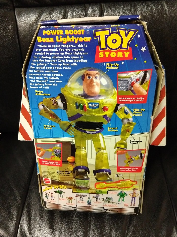 Vintage Buzz Lightyear in Rocket Box! 1998! 1st Generation Toy Story ...