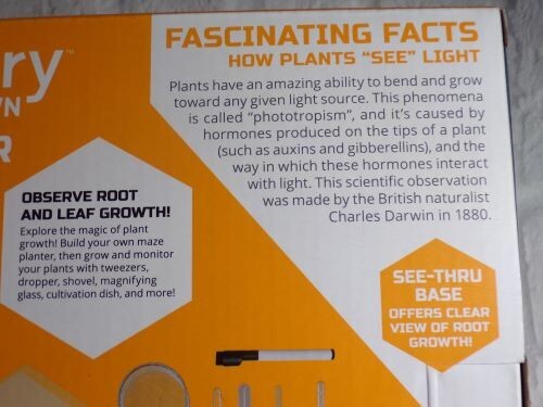 NEW Discovery Mindblown Maze Planter DIY Build Grow Botany Kit STEM ...