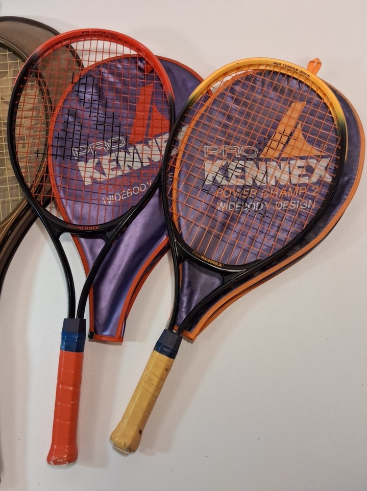 Lot of 4 Tennis Racquets Prince Force 3 Pro Kennex Bronze Widebody ...