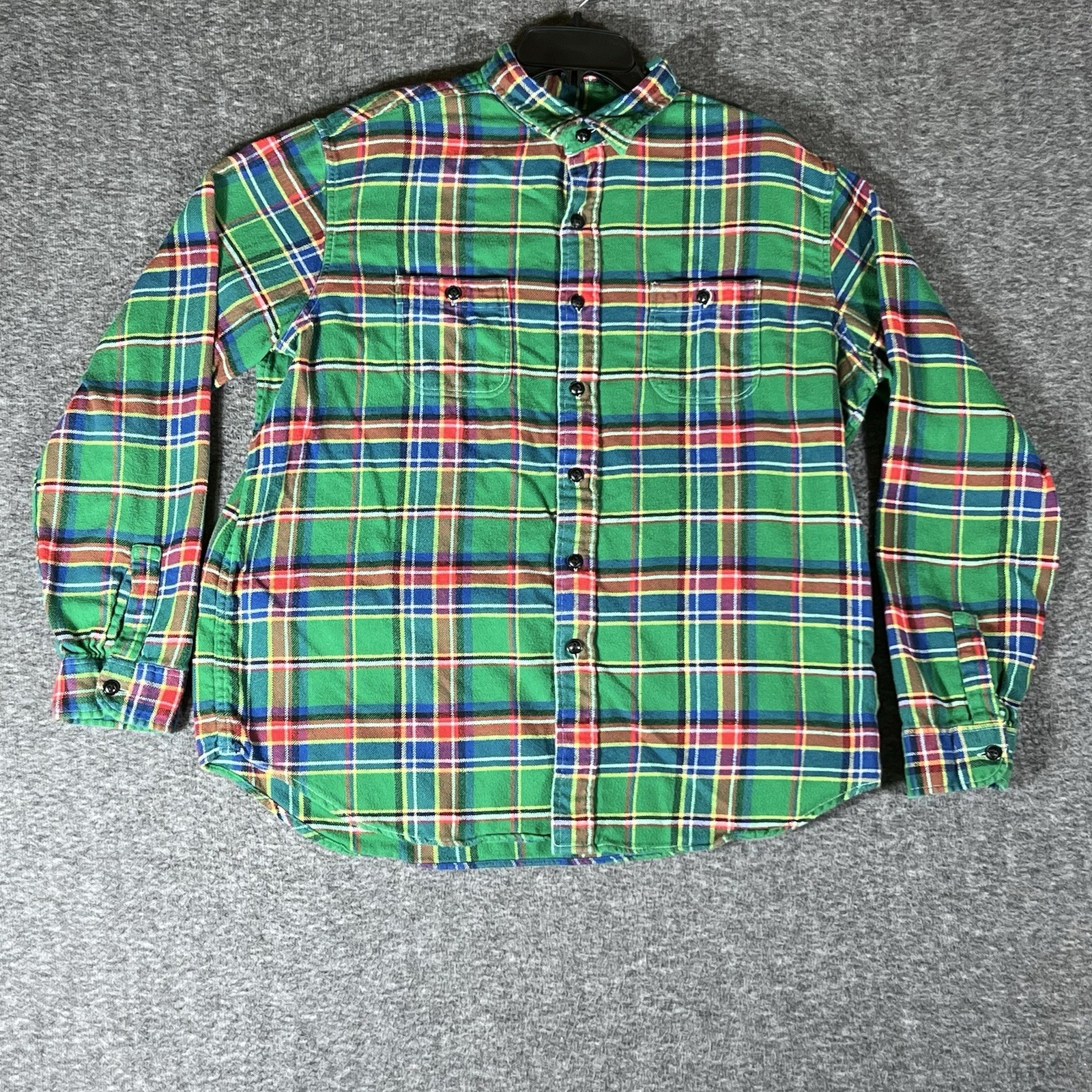 Polo Ralph Lauren Flannel Plaid Logo Colors Patchwork… - Gem