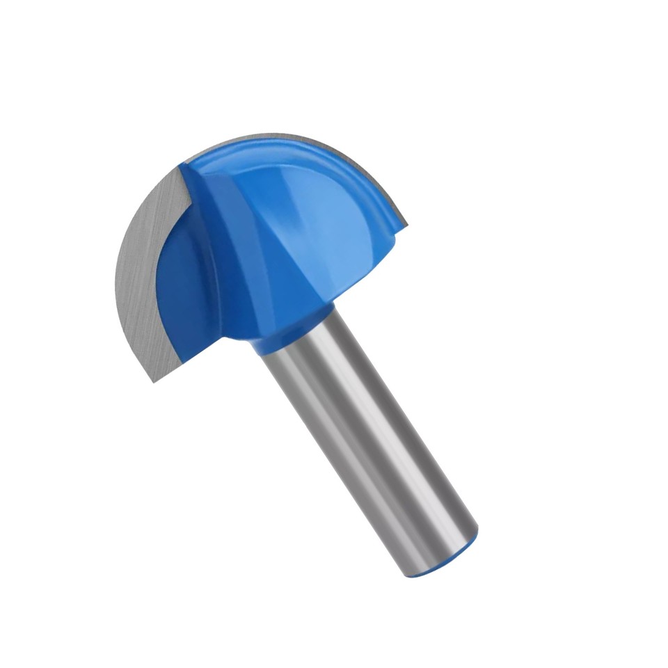 1/2" 12.7mm Shank Core Box Router Bit Set Round Nose Cove 1"~2" Cutter ...