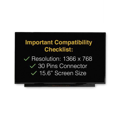 Lenovo IDEAPAD 3 15ITL05 MODEL 81X8 Screen Replacement 30 Pins HD LED ...