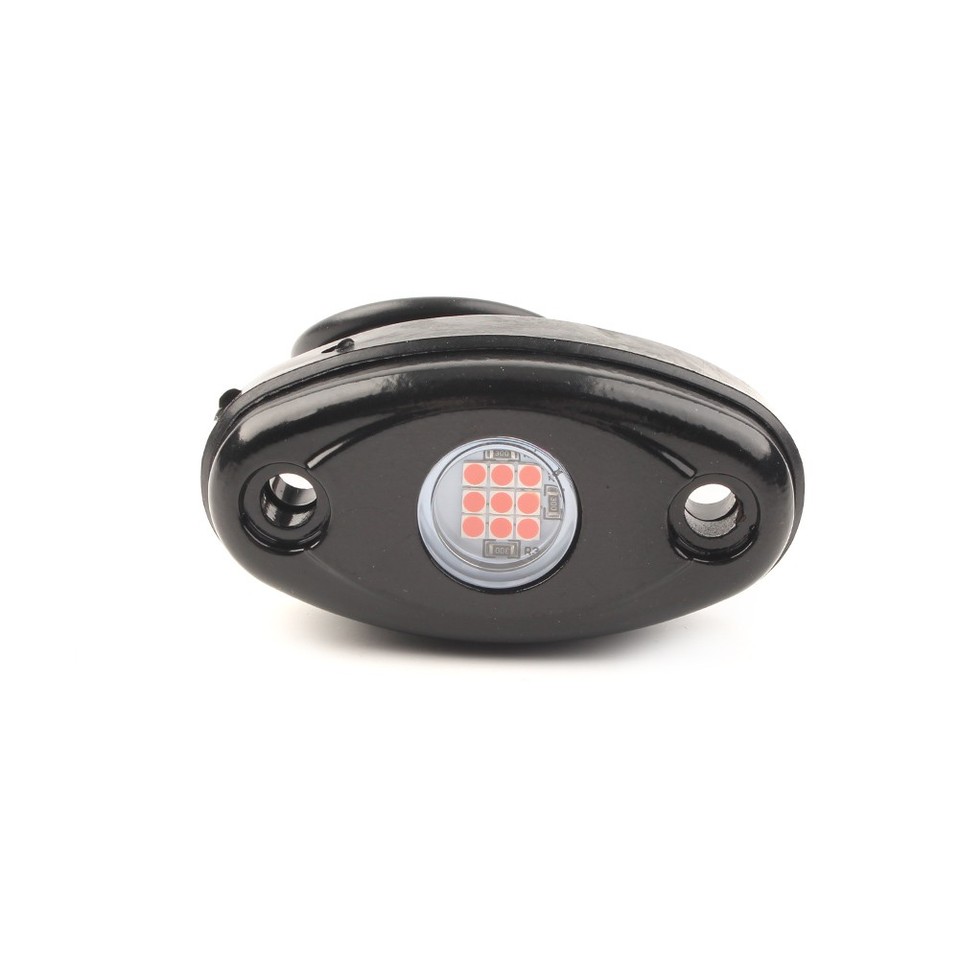 16pcs Red LED Rock Lamp For JEEP ATV Off-Road Truck Under Body Trail ...