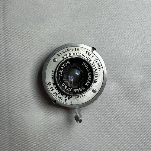 Wollensak Amaton 35mm F3.5 Lens Alphax Shutter KS19438 L2 Vintage ...