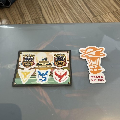 Pokémon Go Fest 2025 Osaka Sticker Set of 2, Collectible, | eBay