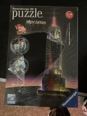 Ravensburger 3D Puzzle Night Edition Empire State Building Lighted LED ...