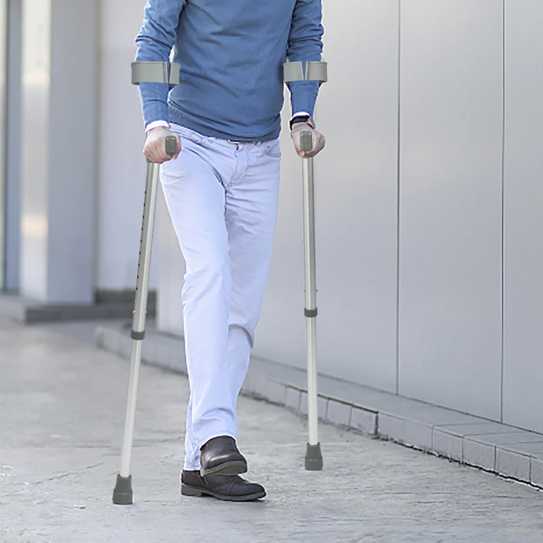 Leg Support Crutches