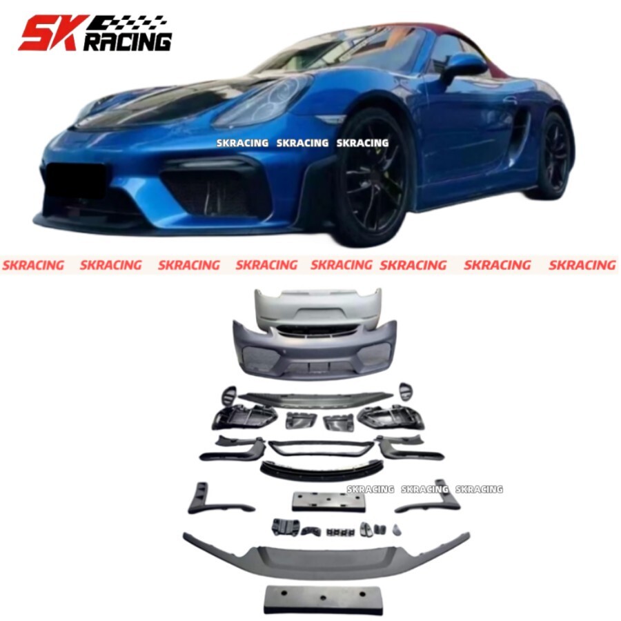 For Porsche 718 981 Boxster Cayman Upgrades GT4RS Style Front Rear ...