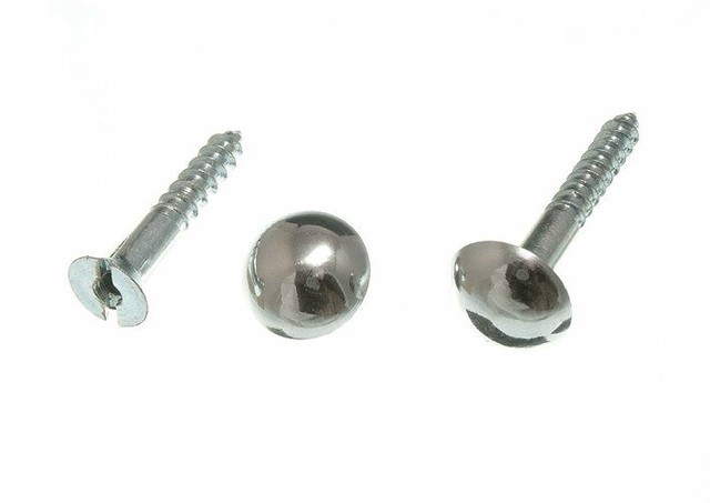 4 X 32mm Mirror Screws Polished Chrome Dome Head for sale online | eBay