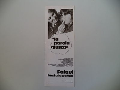 advertising Pubblicità 1976 CONFETTO FALQUI PURGANTE | eBay