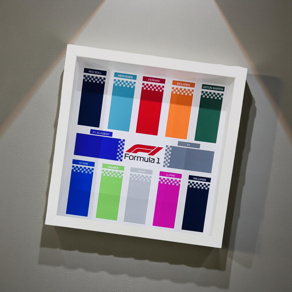 Display frame for Lego ® Formula One Minifigures F1 71049 Series Race ...