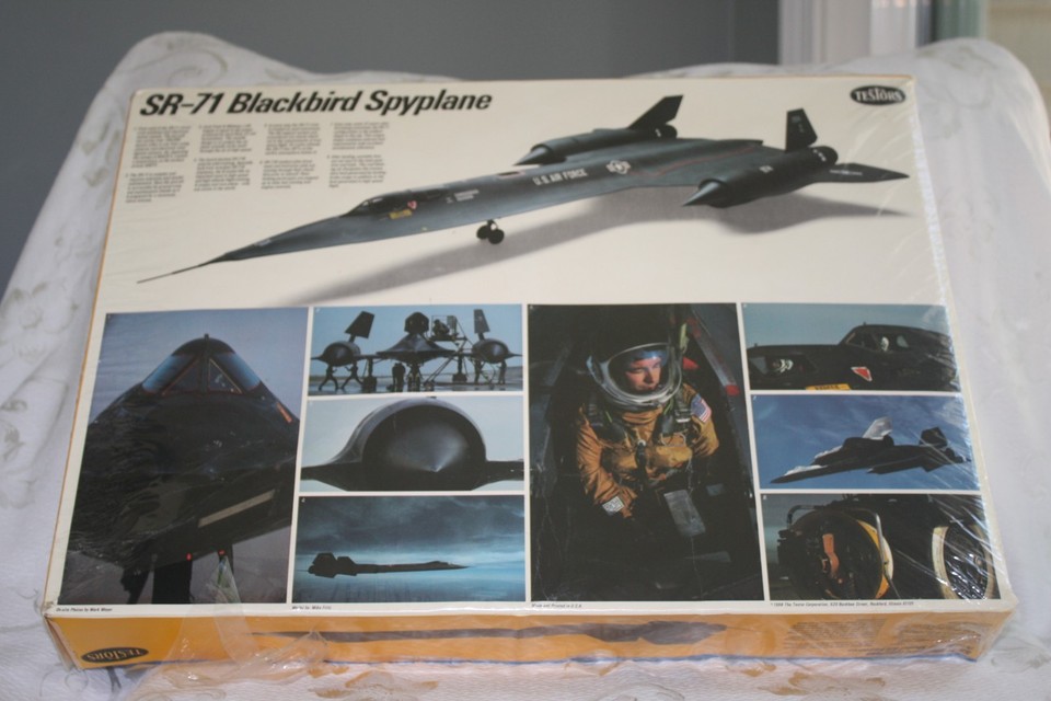 Sealed TESTORS SR-71 Blackbird SPYPLANE 1/48 Scale Model KIT #584 ~26-7 ...