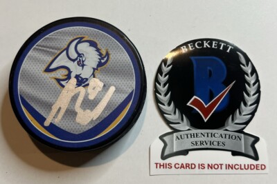 Alex Tuch Signed Autographed Buffalo Sabres Retro Puck Beckett COA | eBay