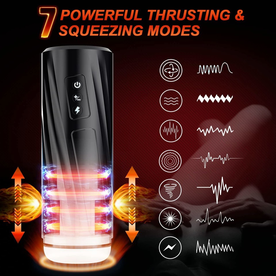 Male Masturbaters Wearable Handsfree Belt Thrusting Cup Vibratin ...