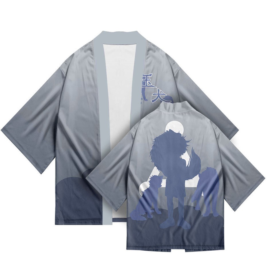 Jujutsu Kaisen Gojo Satoru Anime Cosplay Kimono Costume Haori Casual ...