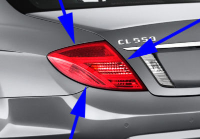 MERCEDES-BENZ CL-CLASS CL550 CL63 CL65 AMG LEFT TAILLIGHT GENUINE 11-14 ...