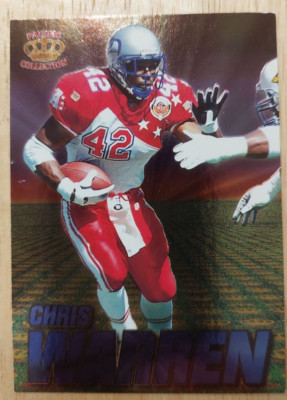 1996 Pacific Invincible Football Card #PCC1 Chris Warren Promo | eBay