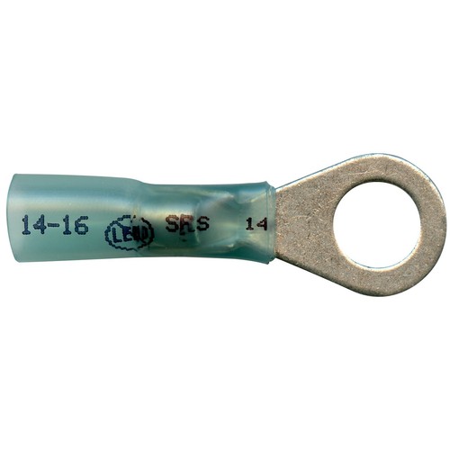 Heat Shrink Solder Ring Terminal 16-14 Gauge 5/16" Stud - USA - 10 Pack ...